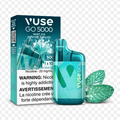Vuse Go 5000 mint ice disposable vape - vapeport31